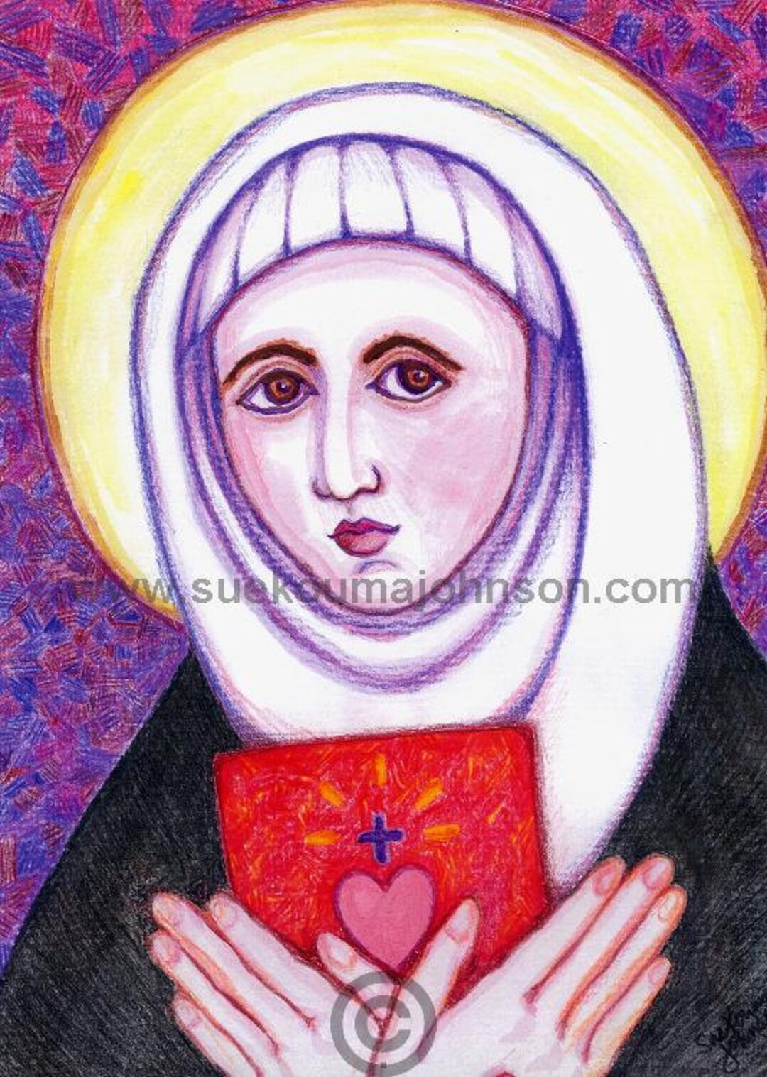 St. Katharina von Siena Poster - Etsy.de