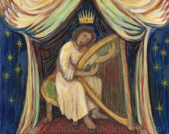 King David Painting - Etsy