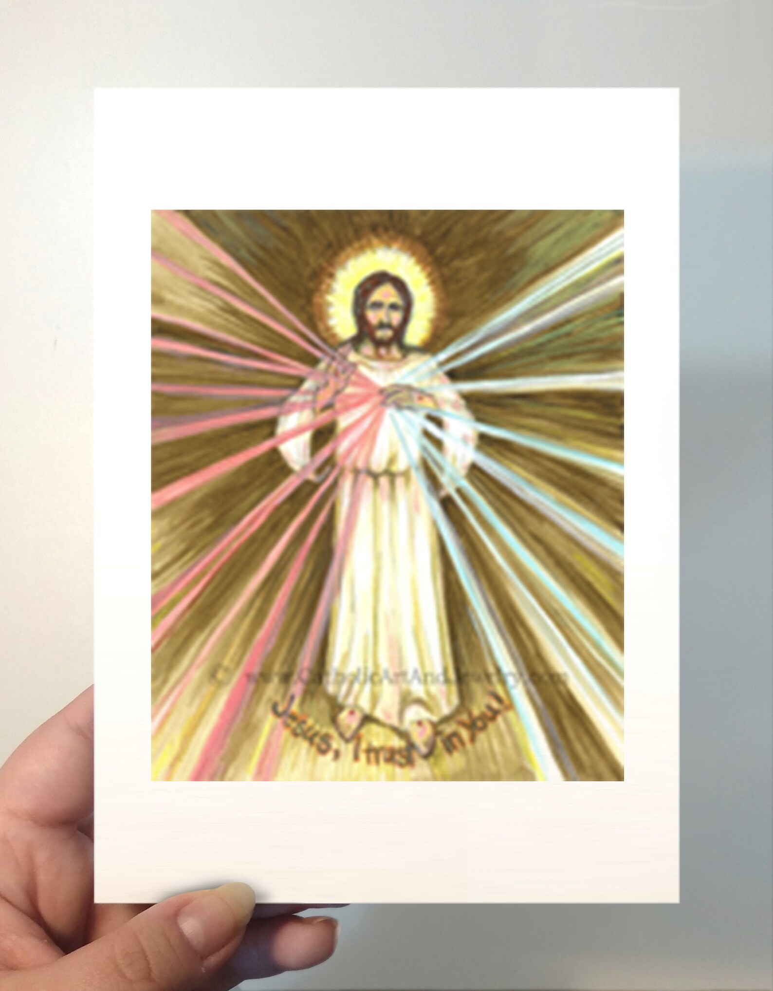 Divine Mercy Art Print - Etsy