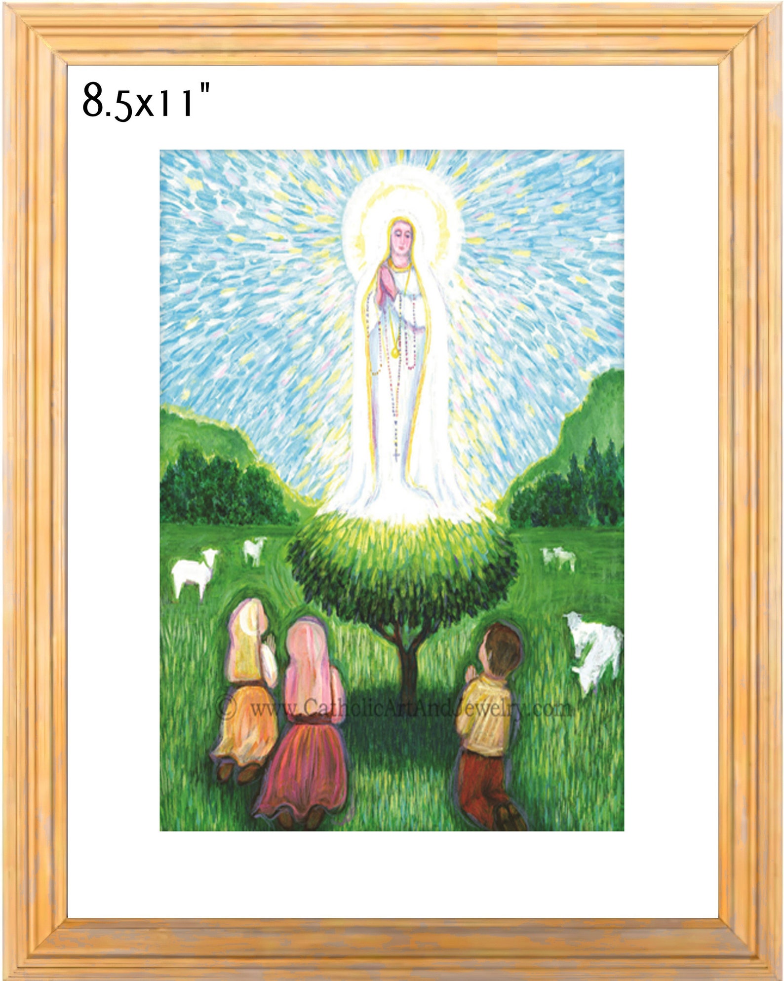 Our Lady of Fatima Catholic Art Print - Etsy