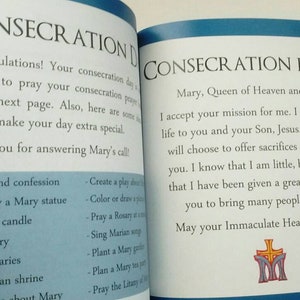Marian Consecration Book for Children - Etsy