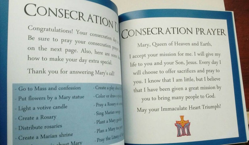 Marian Consecration Book for Children - Etsy