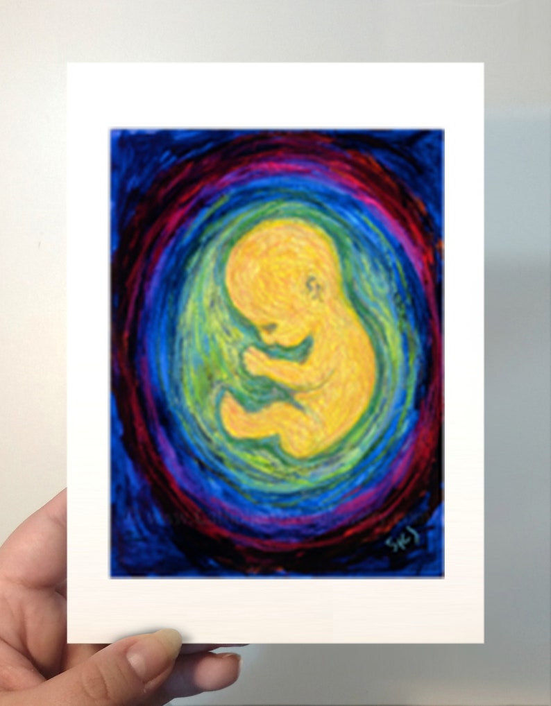 Pro-life Art "i Knew You" Pre-born Baby Print - Etsy