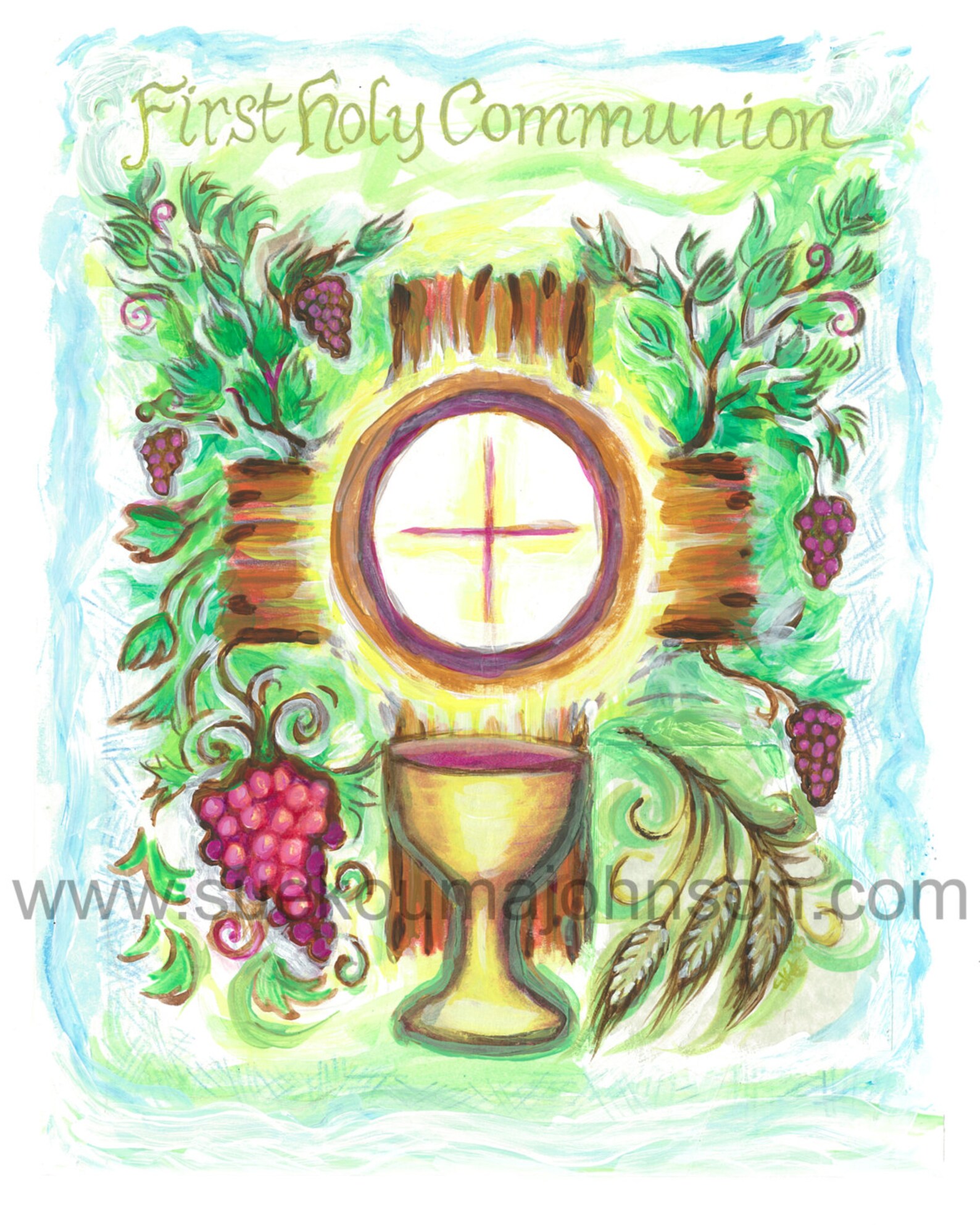 Personalized First Communion Certificate - Etsy
