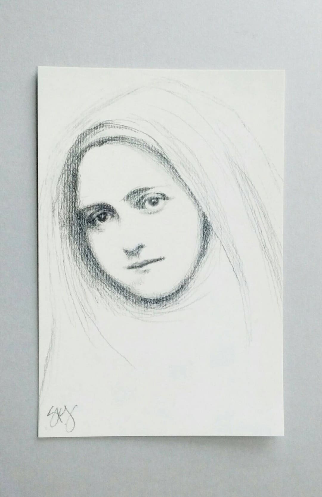 Saint Therese of the Little Way 3 or 10 or 100 Postcards - Etsy