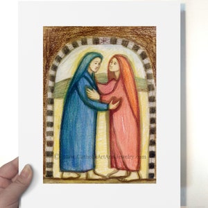 The Visitation of Mary to Elizabeth Art Print - Etsy