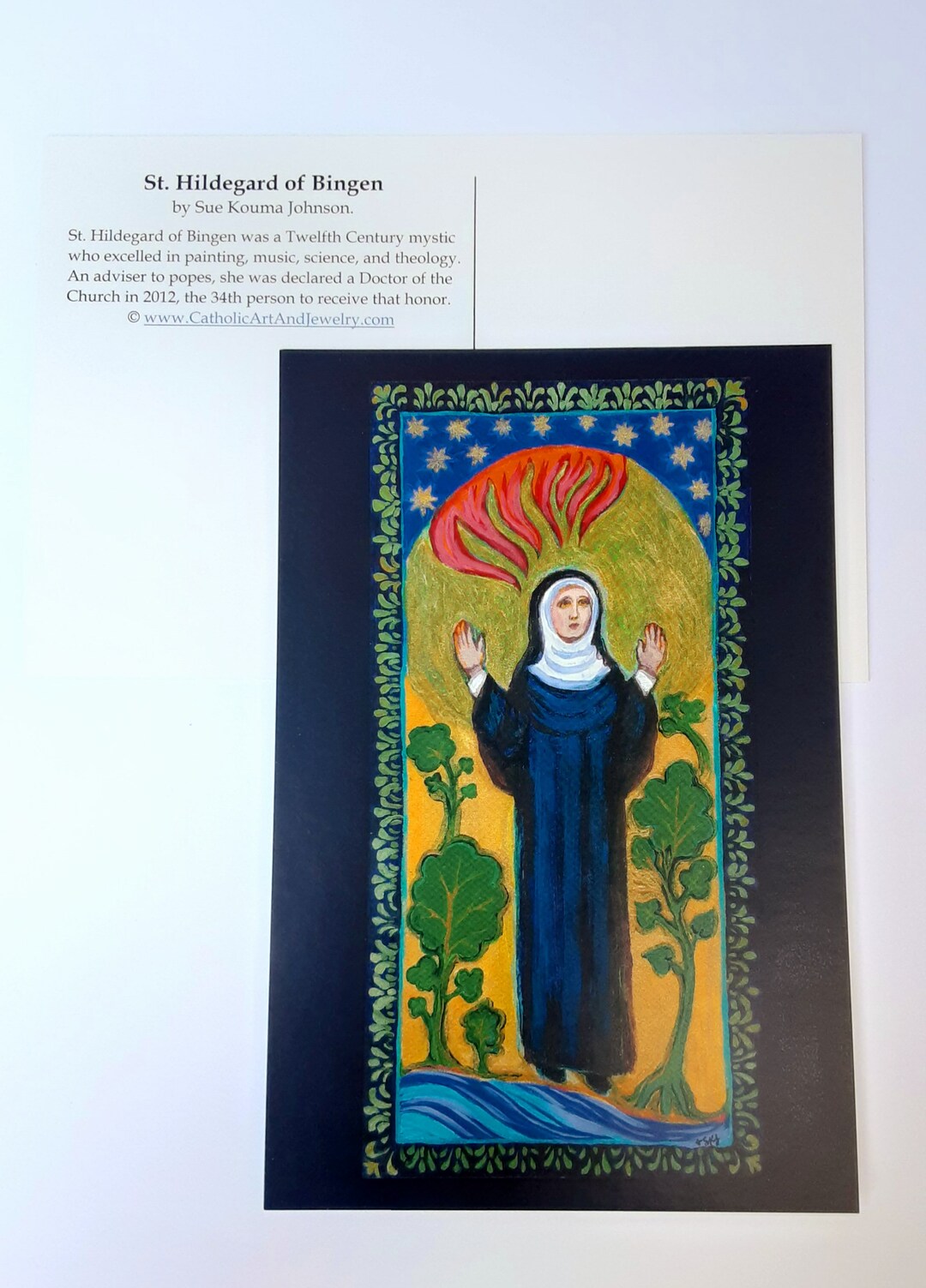 Hildegard Von Bingen 3 or 10 or 100 Postcards - Etsy