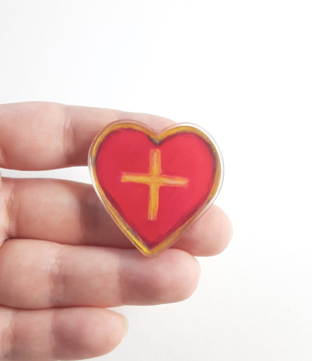 Jesus in My Heart Pin - Etsy