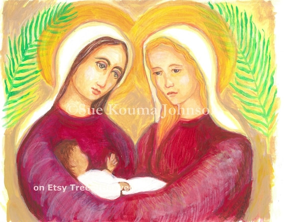 Saints Perpetua and Felicity Roman Martyrs Print | Etsy