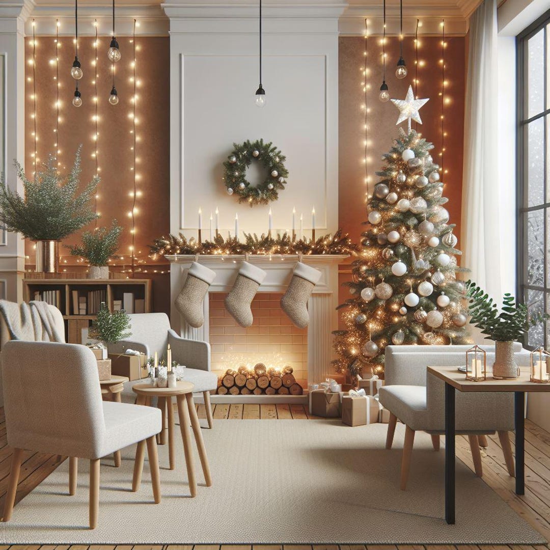Virtual Background - Holiday 4 - Etsy