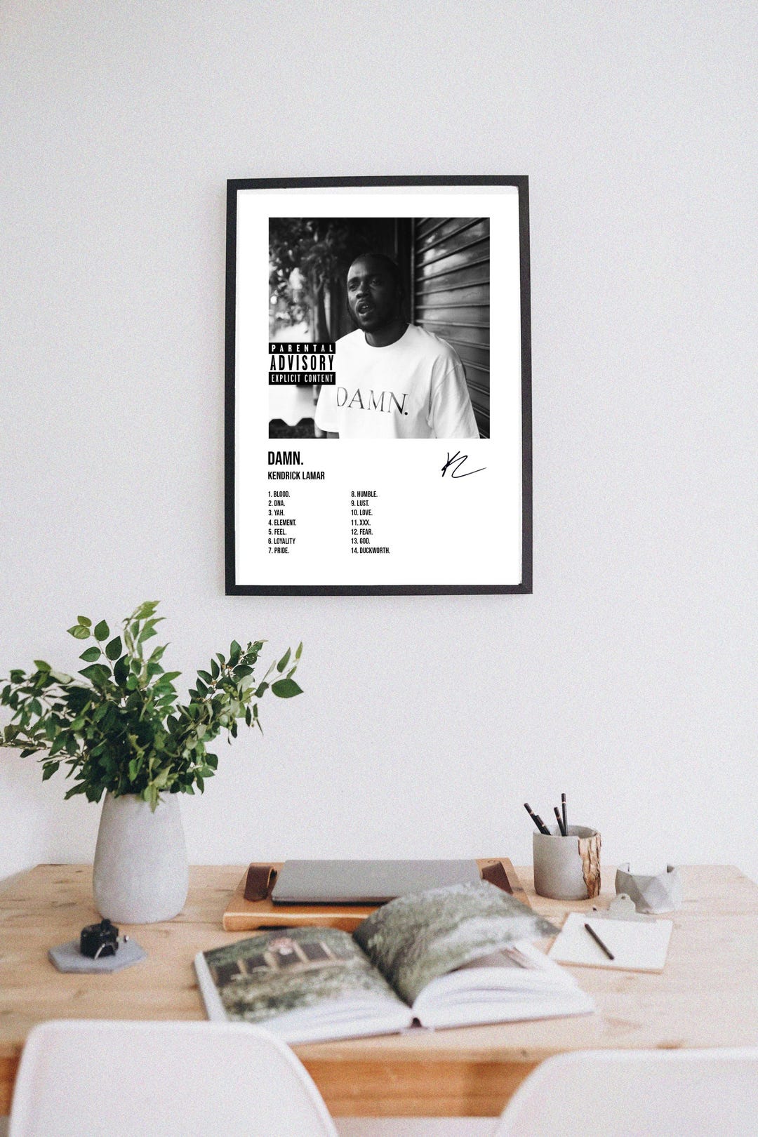 DAMN. COLLECTORS EDITION. Album Cover Poster - Digital Download ...