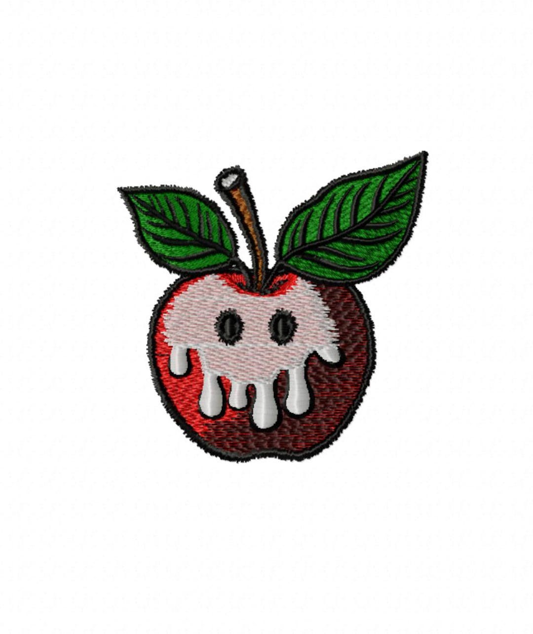 Cute Apple Design Machine Embroidery, Apple for Shirt Design, Apple ...