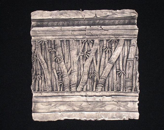 Bamboo Ceramic Pottery Relief Tree Sculpture Tile - Etsy