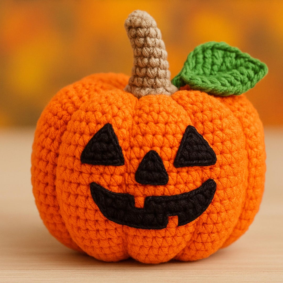 Crochet Pumpkin Pattern,easy Halloween Amigurumi, Home Decoration, PDF ...