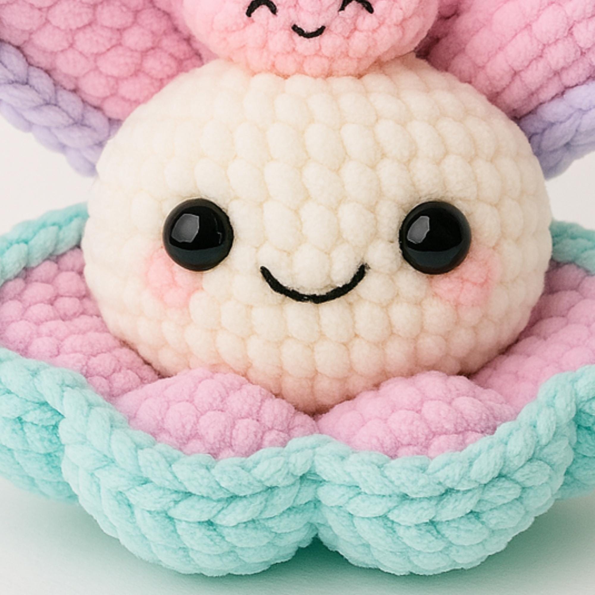 Giant Clam & Mini Clam Crochet Pattern PDF – Amigurumi Sea Creature, No ...