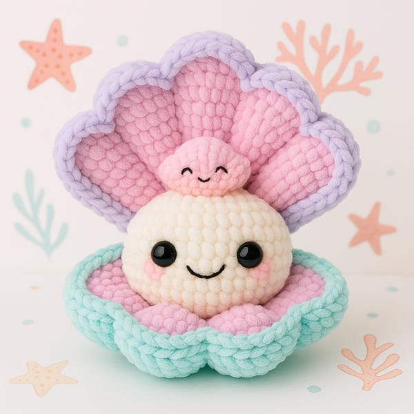 Giant Clam Crochet - Etsy