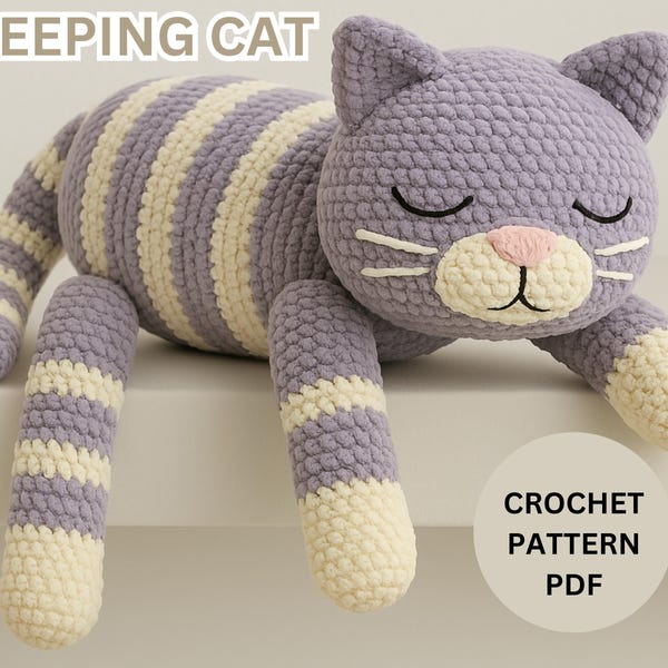 Realistic Stuffed Cat - Etsy