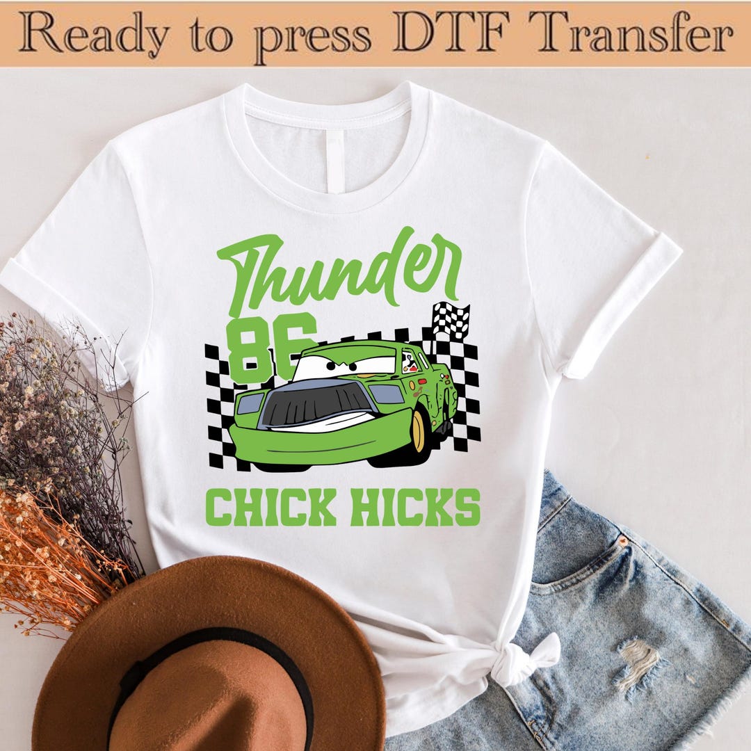 Disney Chick Hicks Dtf, Disney Pixar Cars Dtf, Disney Cars Dtf,ready to ...