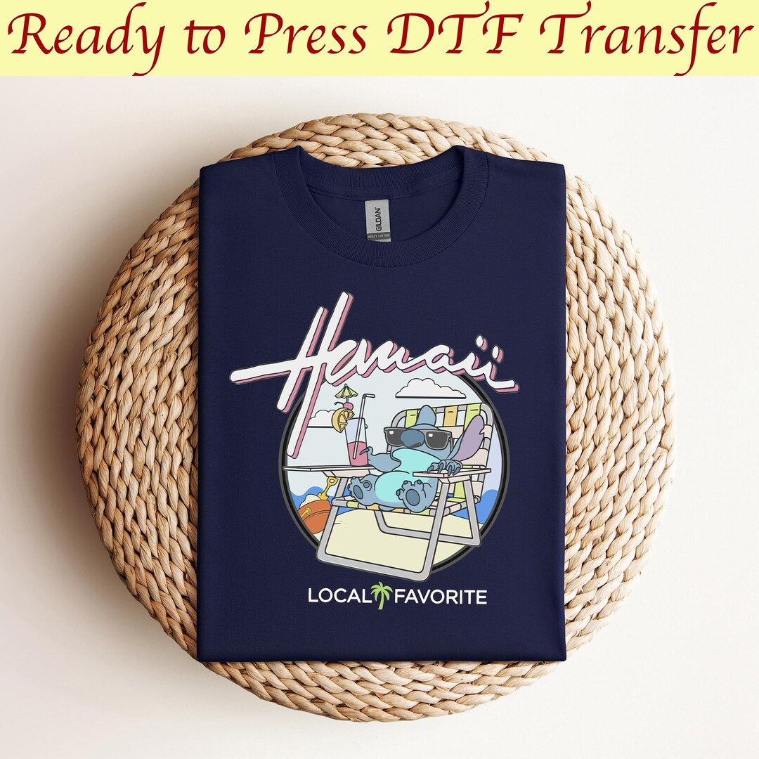 Disney Lilo & Stitch Hawaii Local Favorite Dtf, Disney Family Matching Dtf, Walt Disney World ...