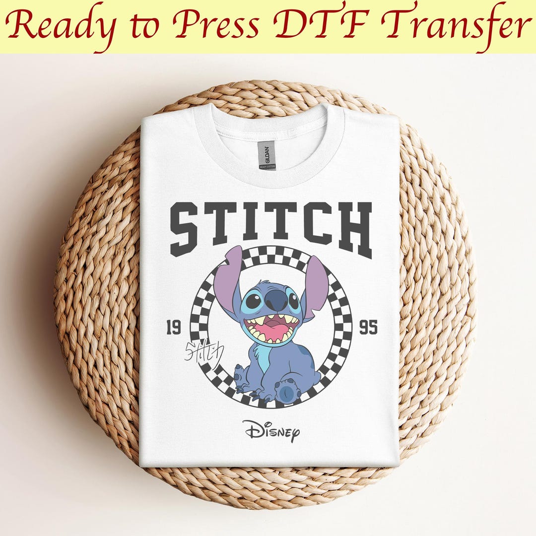 Retro Disney Lilo and Stitch Dtf, Vintage Stitch Dtf, Disneyland Family ...