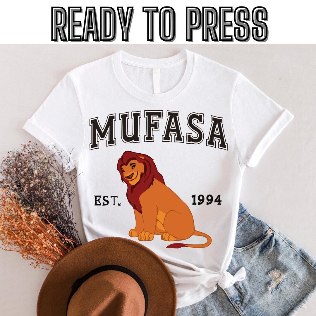 Retro Disney Lion King Mufasa Dtf, WDW Magic Kingdom Holiday Trip ...