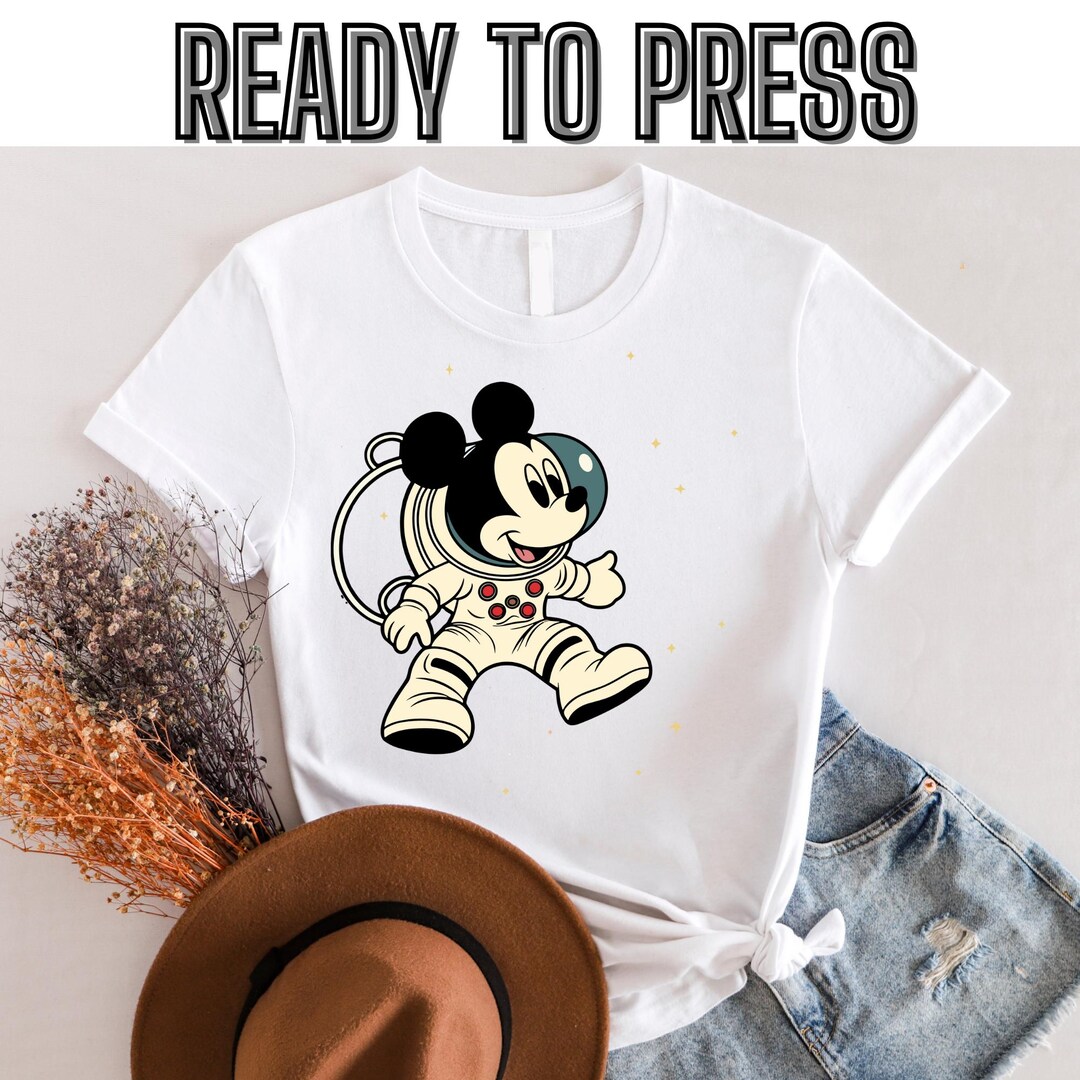 Mickey Mouse de otro mundo Dtf, Mickey Mouse astronauta Dtf, Disney ...