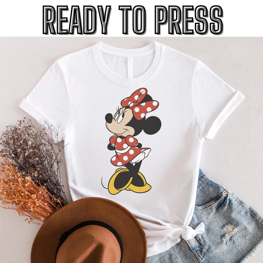 Minnie Mouse DTF, Mickey Mouse Heat Transfer, Disneyworld DTF Transfer ...