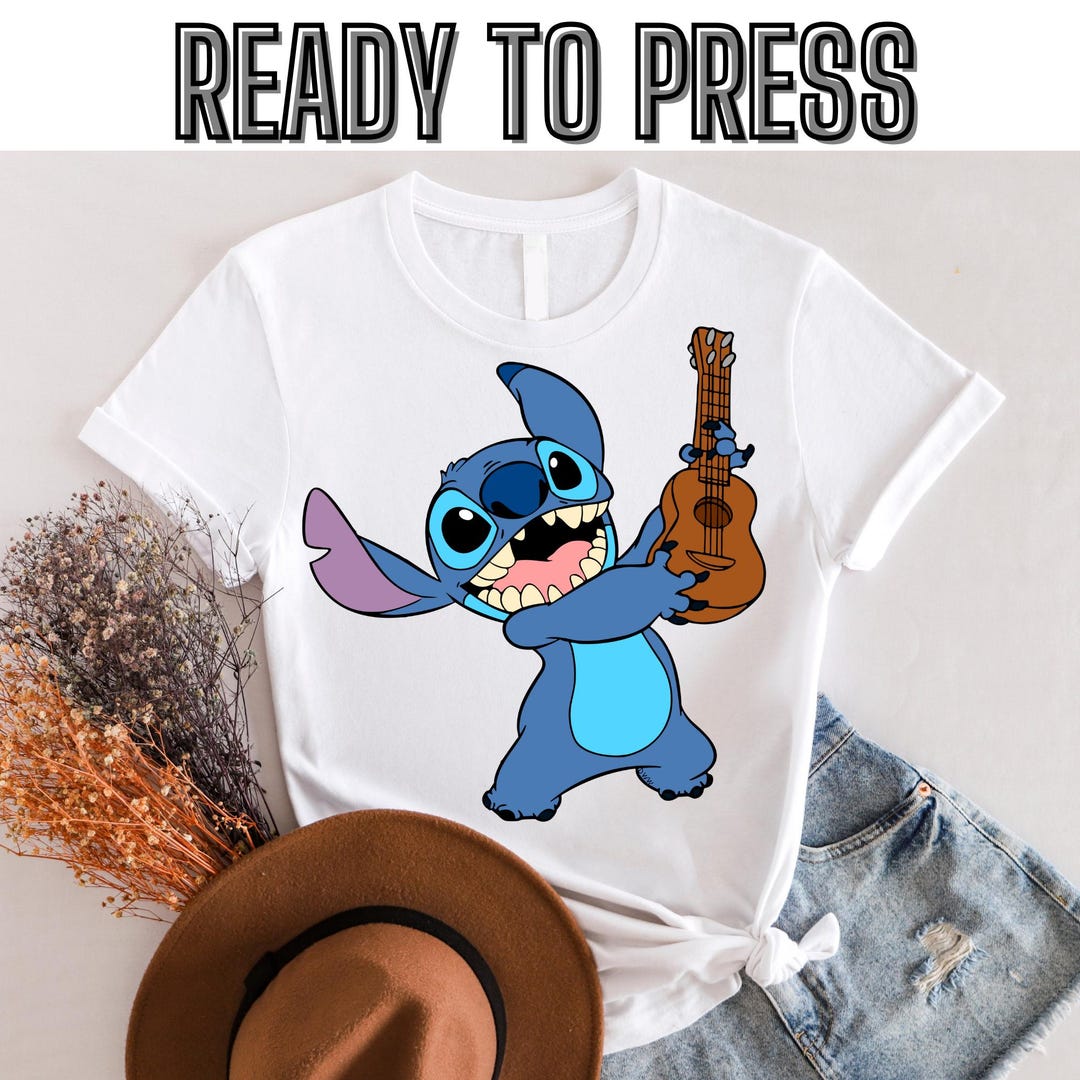 Ohana Stitch Dtf - Ready-to-press Heat Transfer, DTF - Stitch and ...
