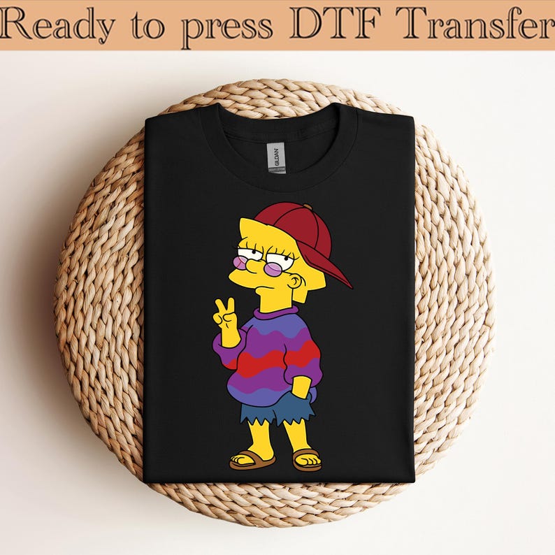 The Simpsons Lisa Simpson Dtf, Cool Lisa Simpson Dtf, Family Matching ...