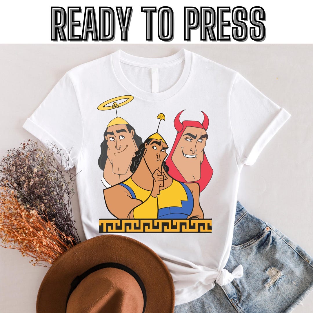 Disney Kronk Angel and Devil Shirt, the Emperor's New Groove Dtf ...