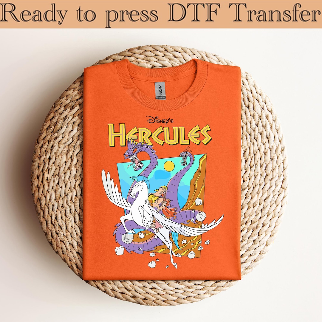 Disney Hercules Megara Hades Dtf, Vintage Hercules Dtf, Comfort Colors ...
