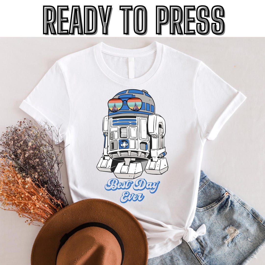 Disney Star Wars R2D2 DTF Transfer,disney Star Wars Transfer,disney Beep Boop DTF, Star Wars ...