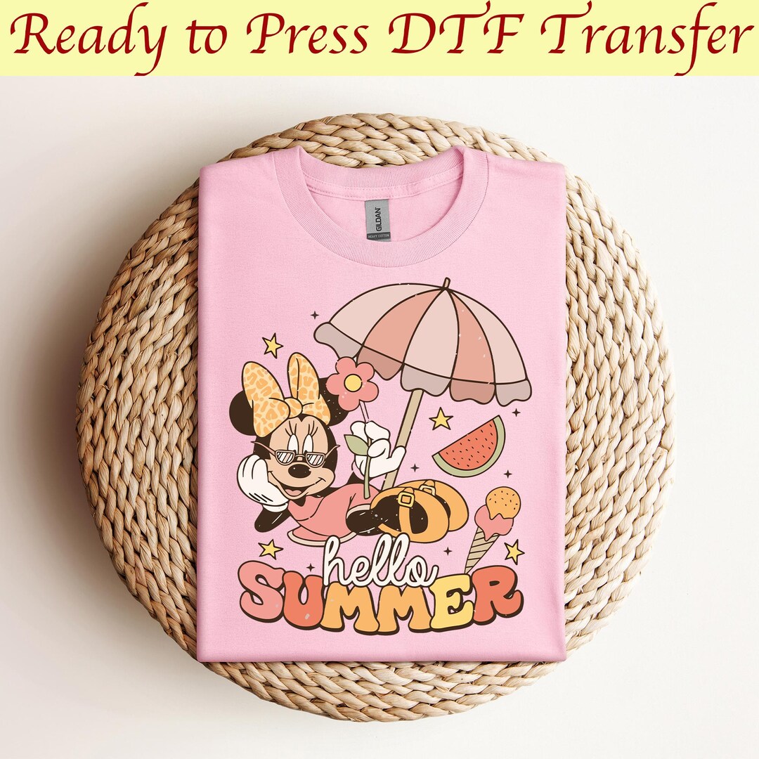 Hello Summer, Minnie Dtf, Disneyworld Dtf, Disney Dtf, Disney Holiday ...