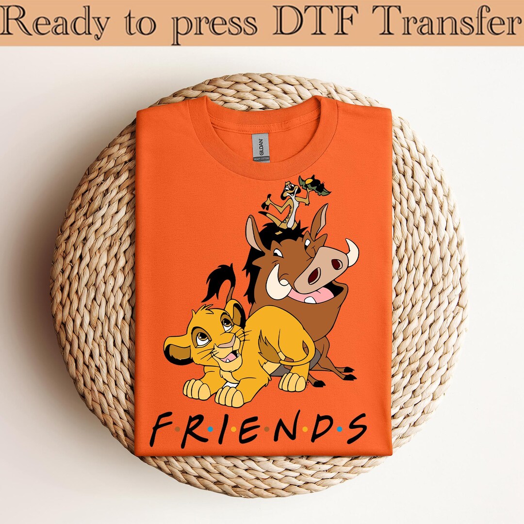 Lion King Friends Dtf, Cute Lion King Dtf, Family Vacation Dtf, Friends ...