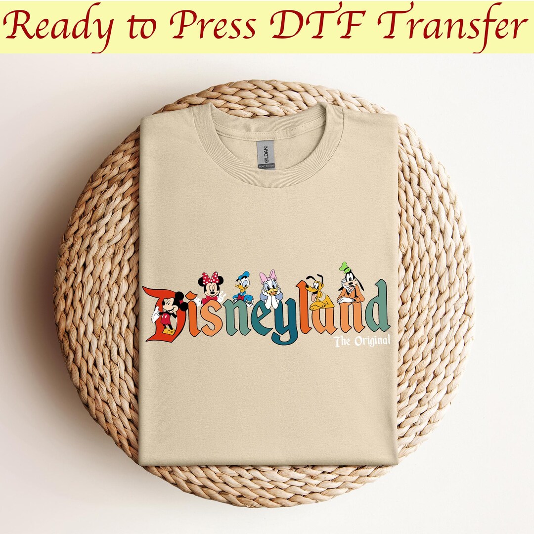 Comfort Colors Disneyland the Original Dtf, Mickey Disneyland Dtf ...
