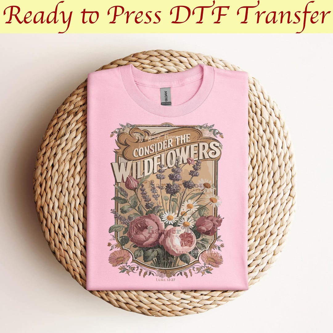 Boho Christian Dtf Bible Verse Shirts Christian Dtf Consider the ...