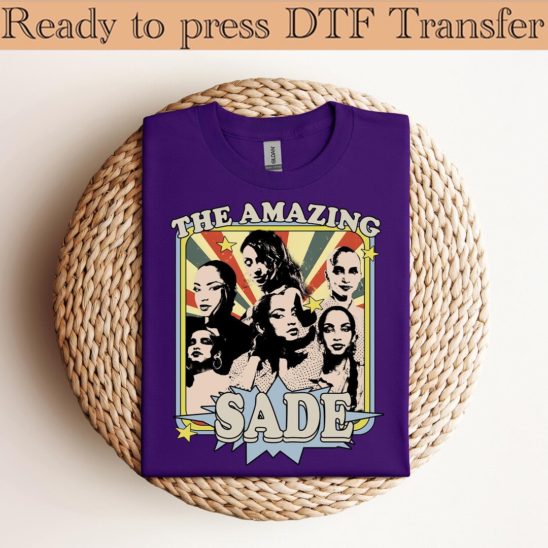 Sade Retro Vintage, Retro Sade Dtf, Sade Concert Dtf, Sade Adu Pop ...