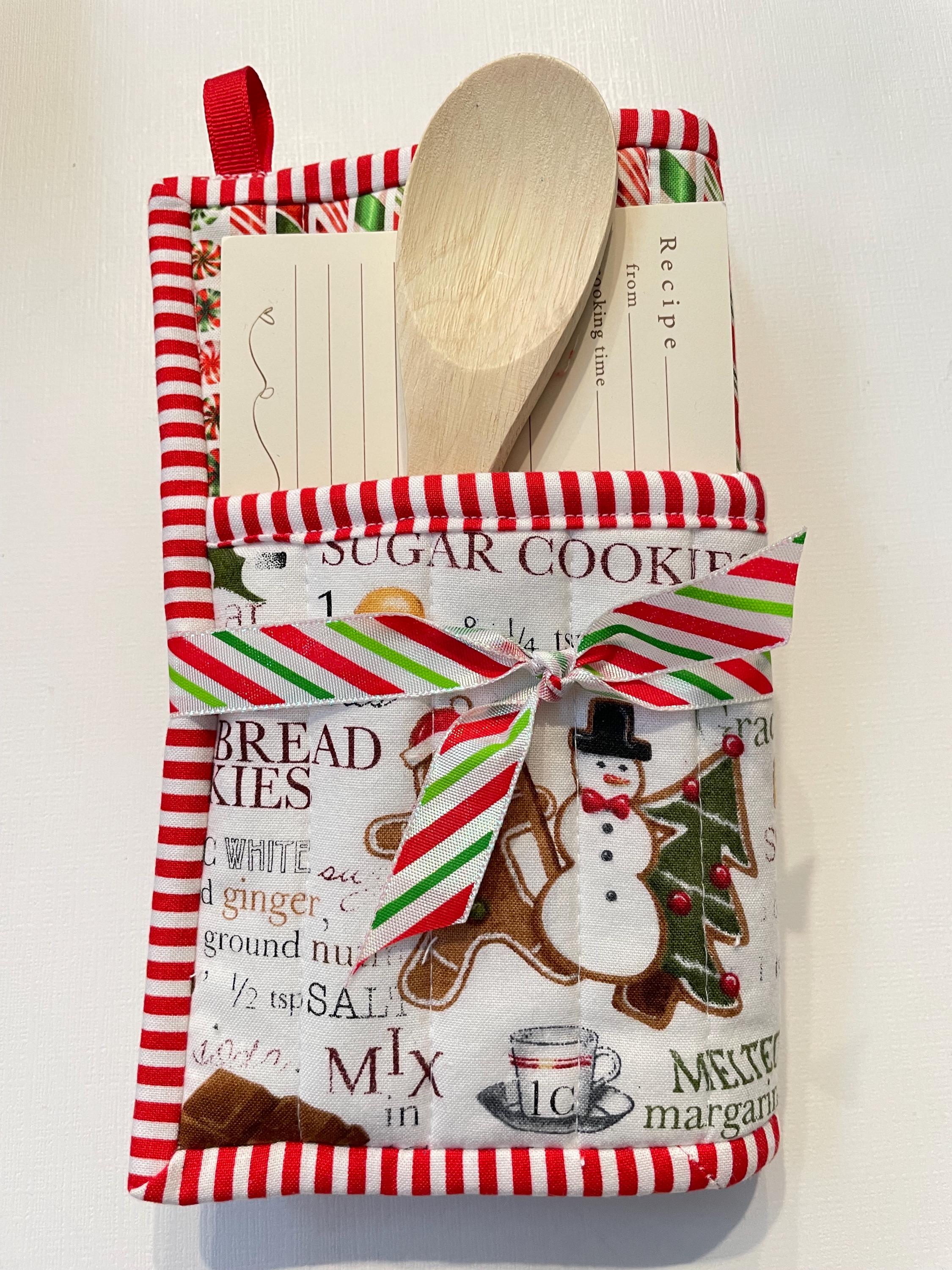 Handmade Potholder Recipe Gift Set | Teacher Gift | Stocking Stuffer ...