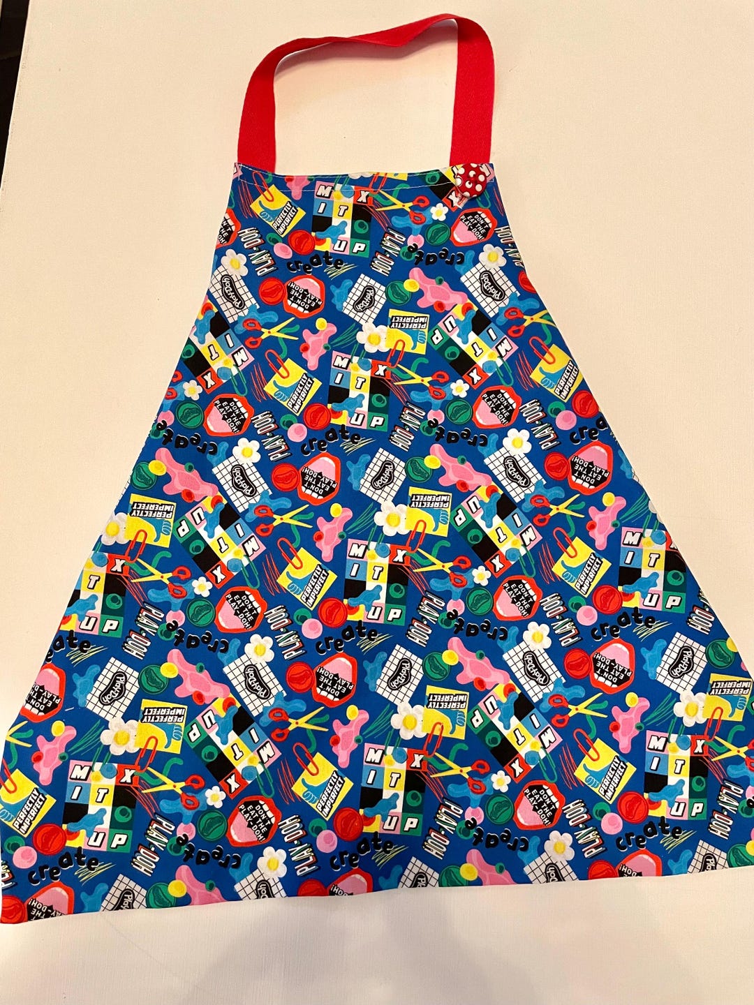 Apron, Child Apron, Art Smock, Girl Gift, Girl Apron, Reversible Apron ...