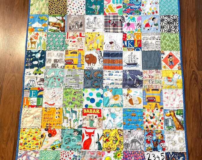 Handmade Eye Spy Quilt| Unique Baby Gifts | Colorful Quilt - Etsy