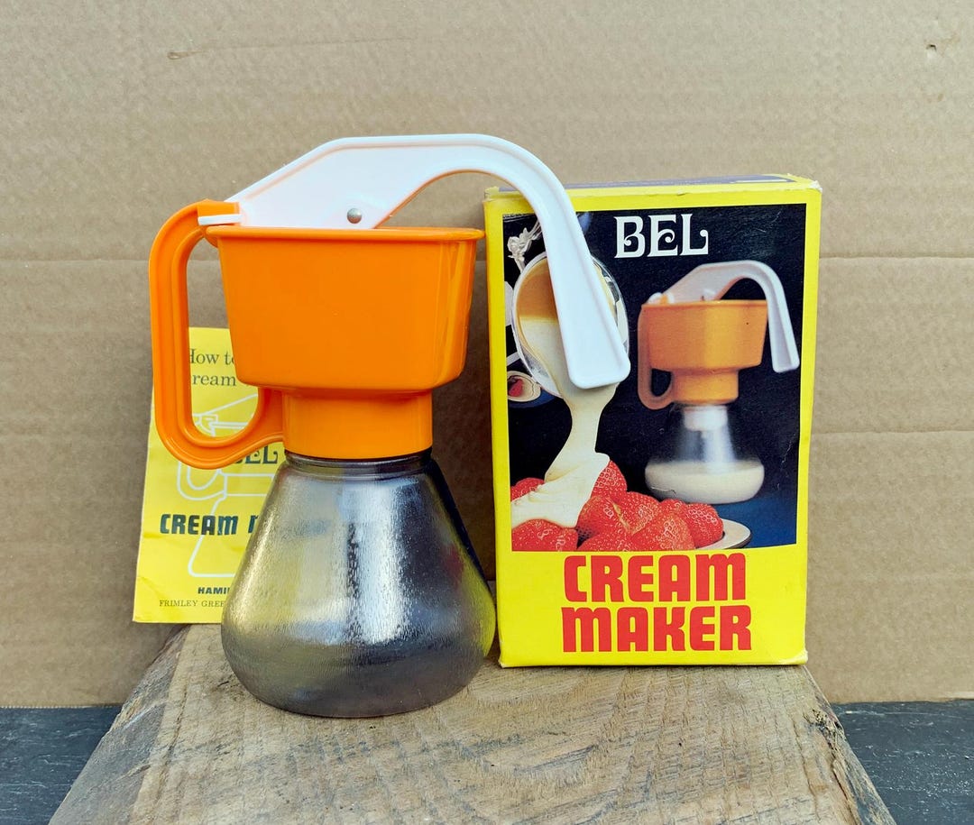 Original Vintage Orange Bel Cream Maker - Etsy