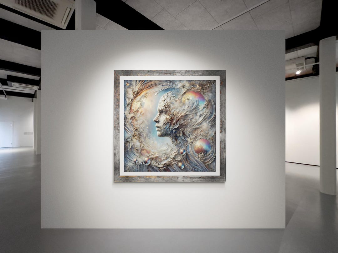 The 7 Mirrors Collection | Abstract Art | Modern Painting | Reflective ...