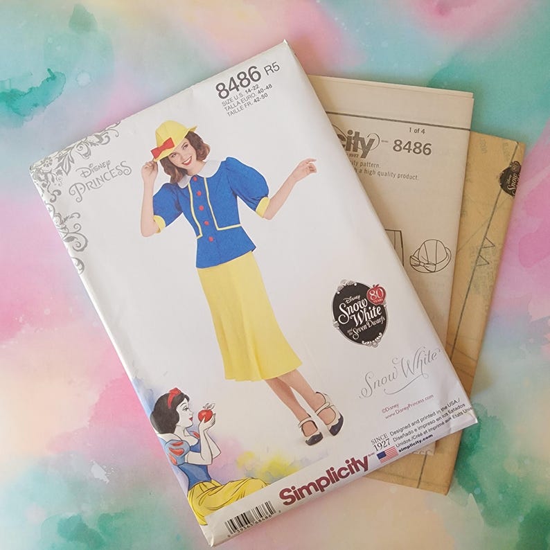 Simplicity Pattern 8486 Disney Snow White Costume - Etsy