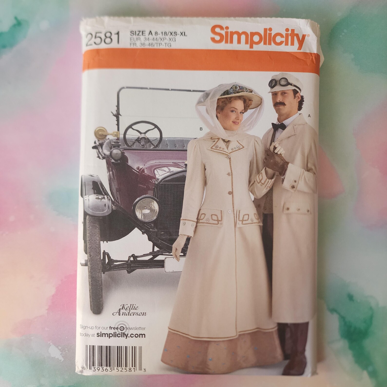 Simplicity 2581 Sewing Pattern Edwardian Coat and Hat Costume - Etsy