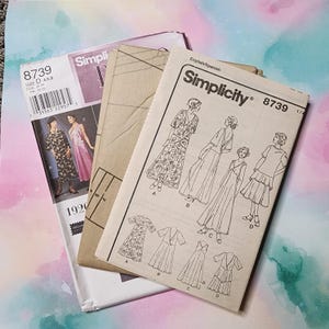 Simplicity 8739 1920s Costume Sewing Pattern - Etsy
