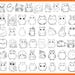 125 Squishmallow Coloring Pages: Animals & Food (PDF) - Etsy
