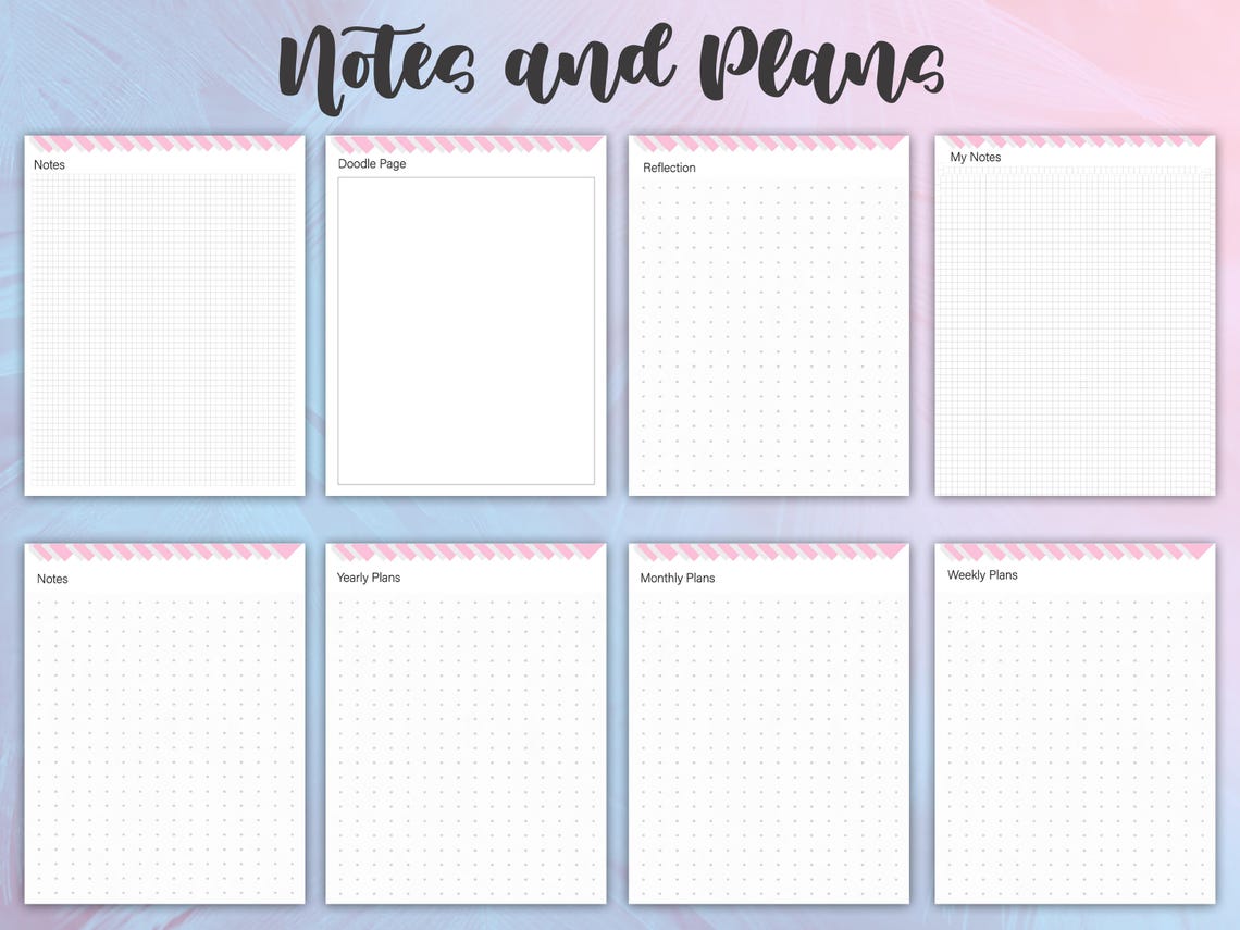 Printable Reading Journal Template: Book Tracker, Reading Log (PDF) - Etsy