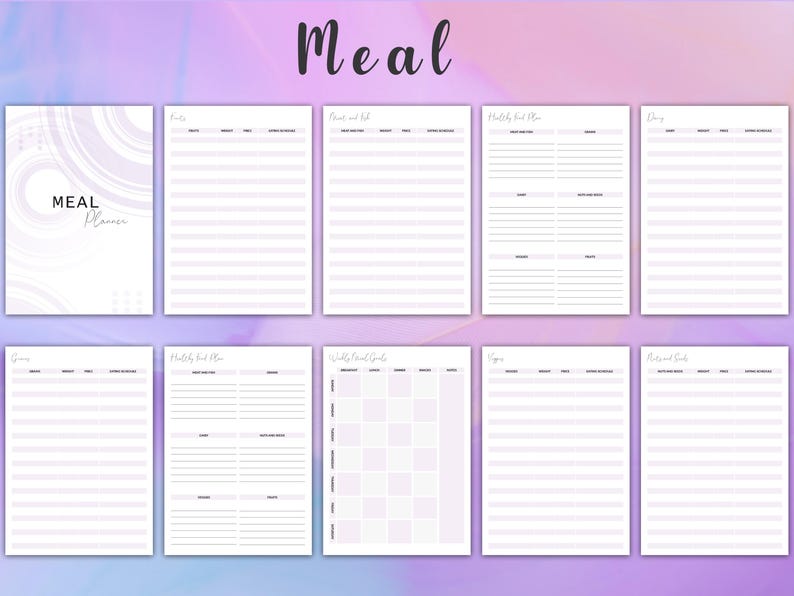 ADHD Planner Adult: Editable Printable Journal (PDF) - Etsy