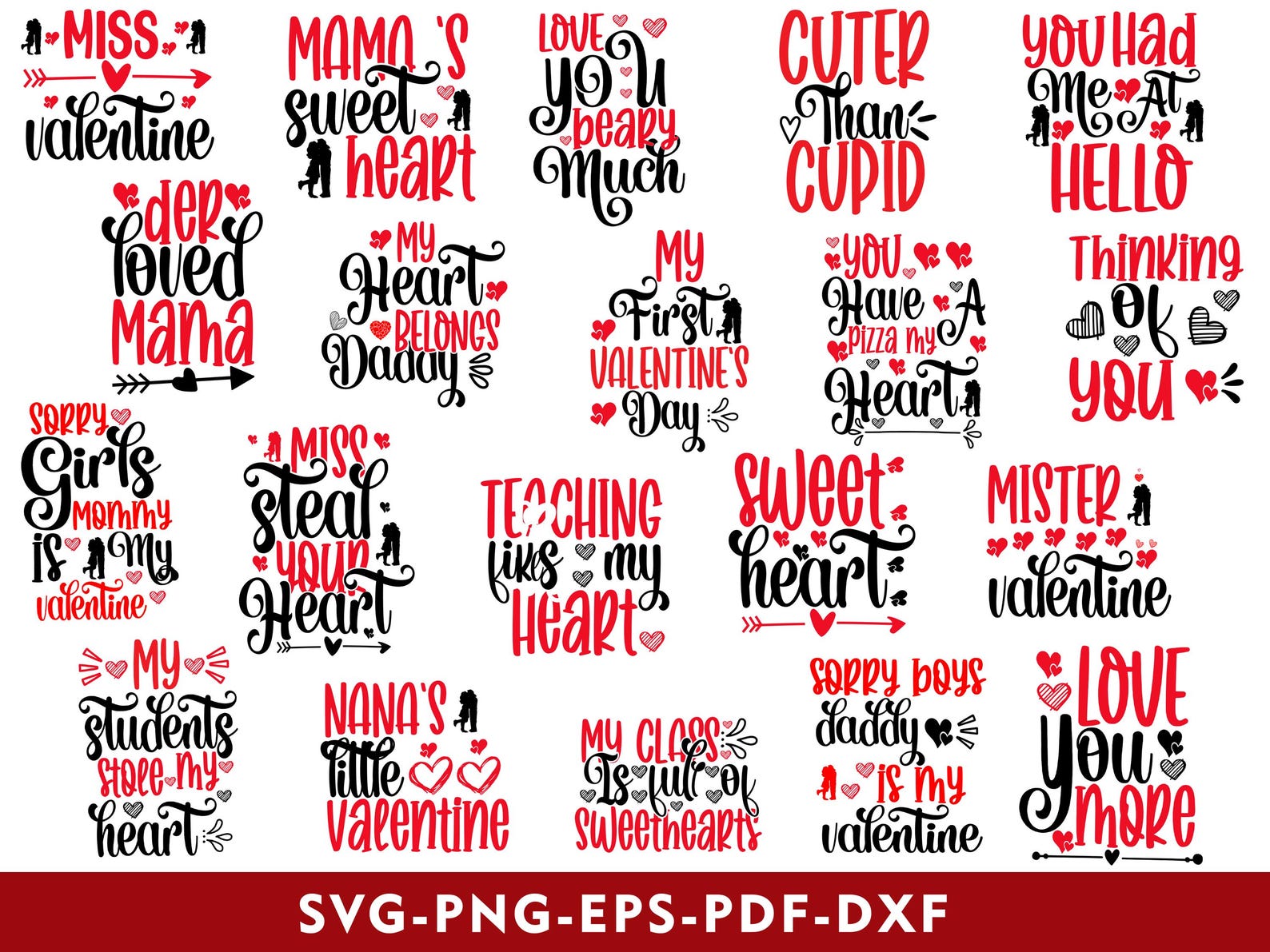 Valentines Day Mega Bundle, Valentine's Day Laser Cut Mega Bundle, Mega ...