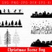Winter Christmas Scene SVG, Winter Scene SVG, Magical Christmas Scene ...